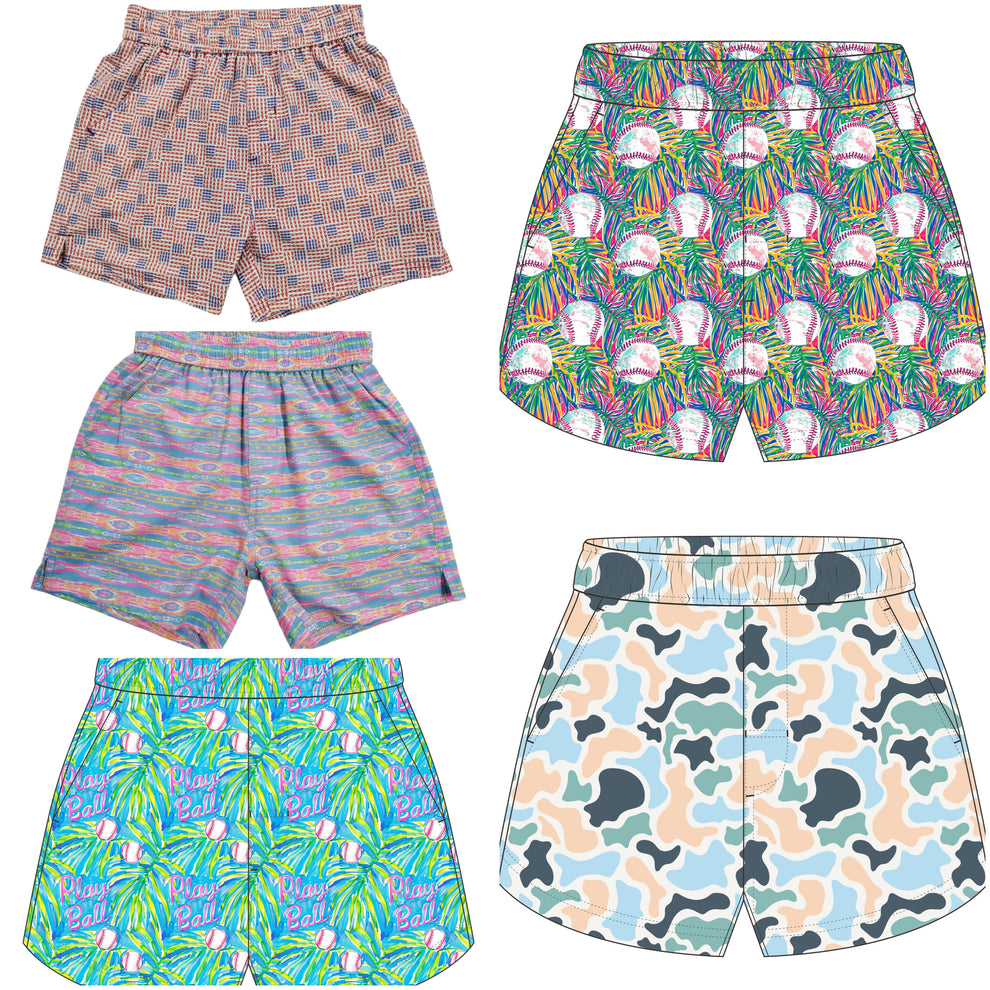 Summer print shorts – The Little Bowtique